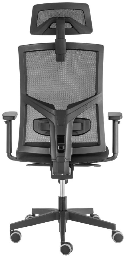 ALBA Ergonomická kancelářská židle SUNNY - černá síťovina / nosnost 150 kg