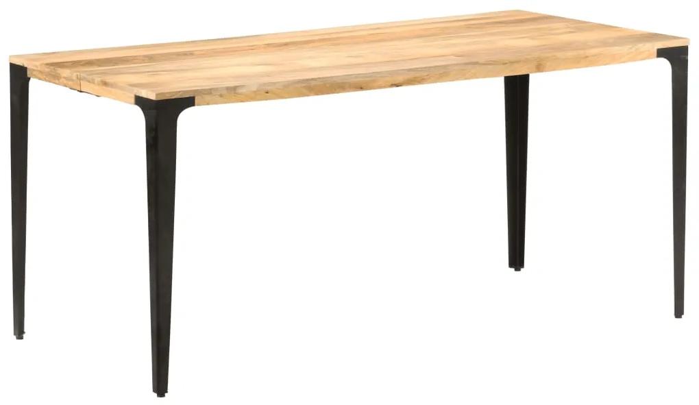 286364 vidaXL Jídelní stůl 160 x 80 x 76 cm masivní mangovníkové dřevo