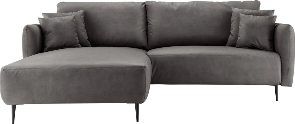 XXXLutz ROHOVÁ SEDAČKA, textil, antracitová Livetastic - Sedací soupravy - 002310012375