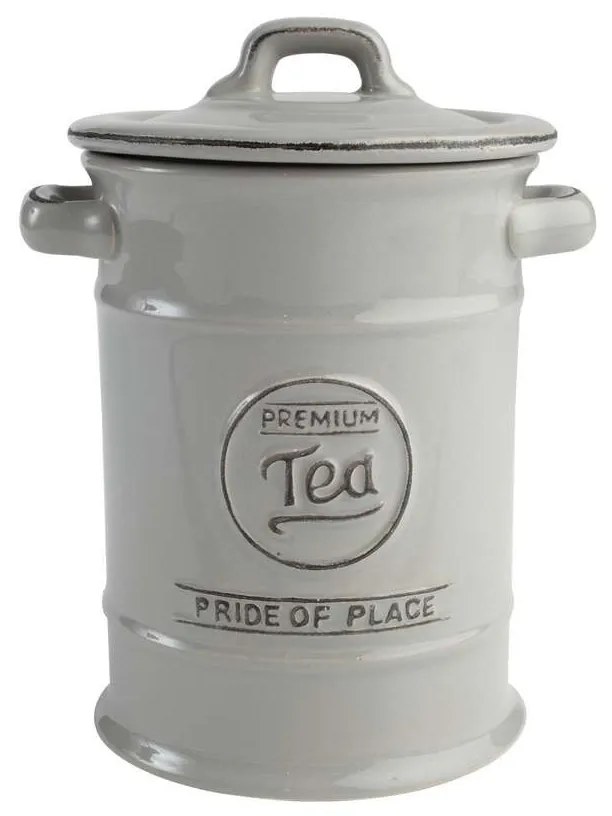 Keramická dóza na čaj T&amp;G Woodware Pride of Place, šedá - T&amp;G Woodware
