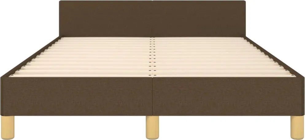 Rám postele bez matrací tmavě šedá 120x190 cm textil 3270502
