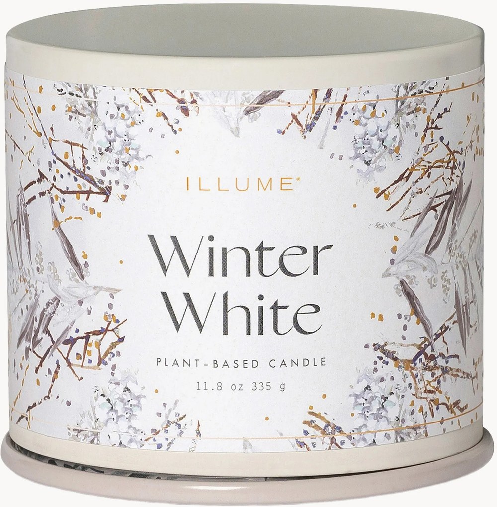 Vonná svíčka Winter White (citrusové plody a kardamom)
