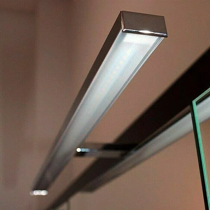 Riva Vulcano Zrcadlová skříňka s LED osvětlením, 61 × 60 × 14 cm