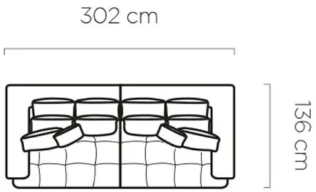 Moderní sedací souprava IVANNA 02 Kategorie potahu