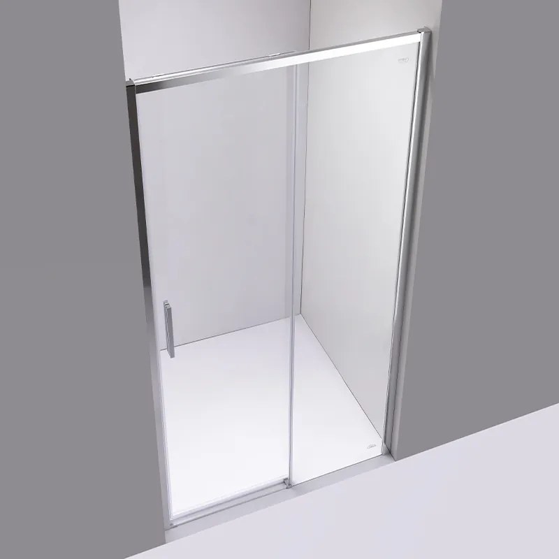 BPS-koupelny Posuvné sprchové dveře PD-NOCR HYD-5168 110 cm chrom/transparent pro instalaci do niky - bez vaničky