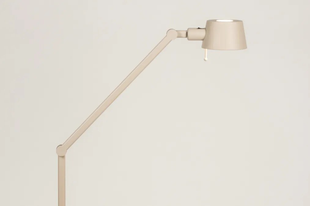 Stojací designová lampa Niki Taupe