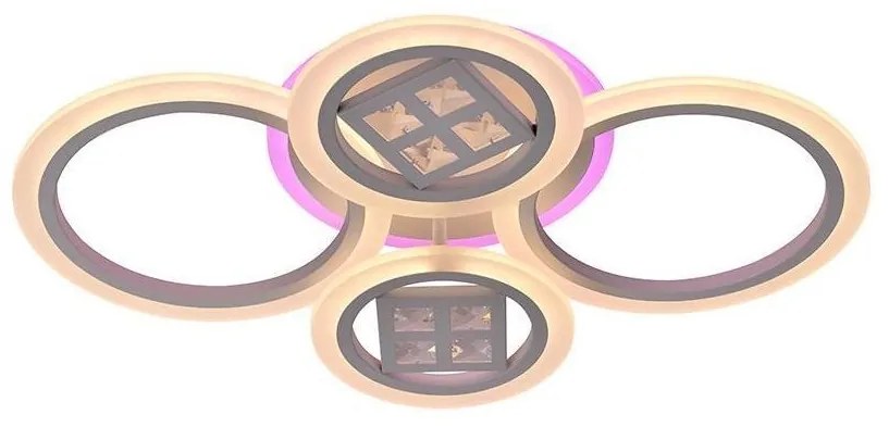 LED RGB Stmívatelný přisazený lustr LED/50W/230V 3000-6500K + DO