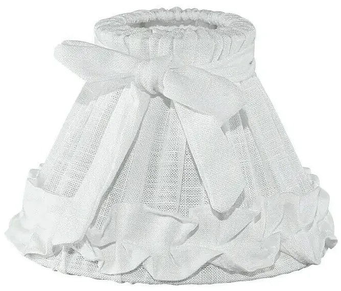 Eglo Stínidlo, ø 20,5 × 14,5 cm, textil, bílé