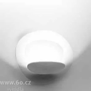 Artemide 1248010A Pirce micro wall, bílé designové nástěnné svítidlo, 29W LED 3000K, šířka: 22cm