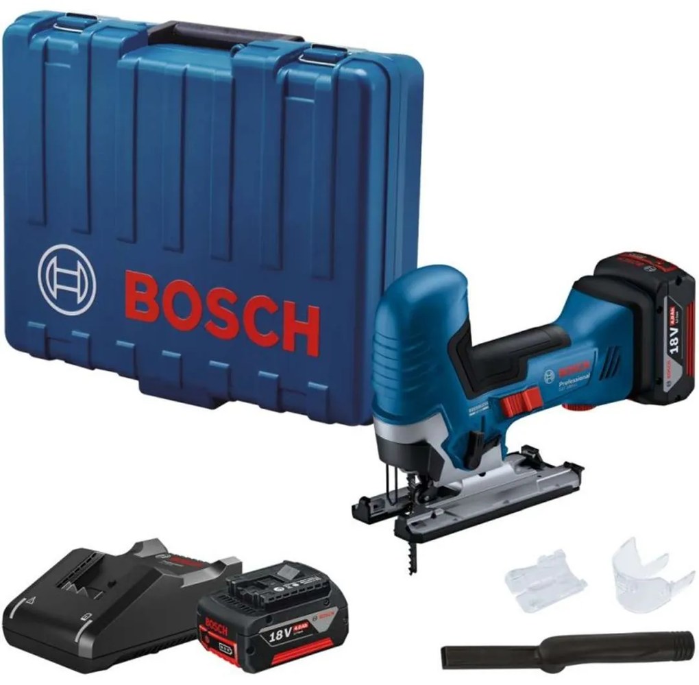 Bosch - 18V AKU přímočará pila, 2x aku 4,0 Ah Li-Ion, nabíječka 06015B2022