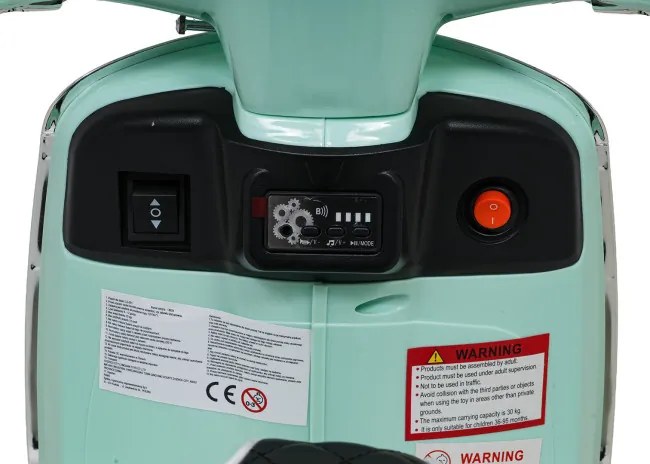 Elektrický skútr Vespa ROMA zelený