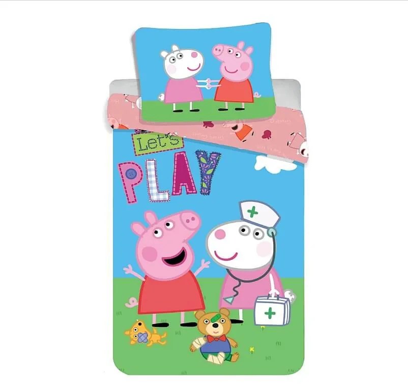 JERRY FABRICS Povlečení Peppa Pig 28 Bavlna 140/200, 70/90 cm