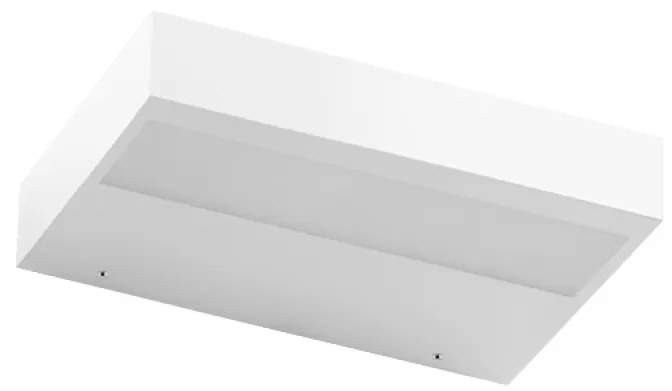 Linea Light Regolo V2 240 Bi, bílé nástěnné svítidlo, LED 23W 3000K, šířka 23,4cm