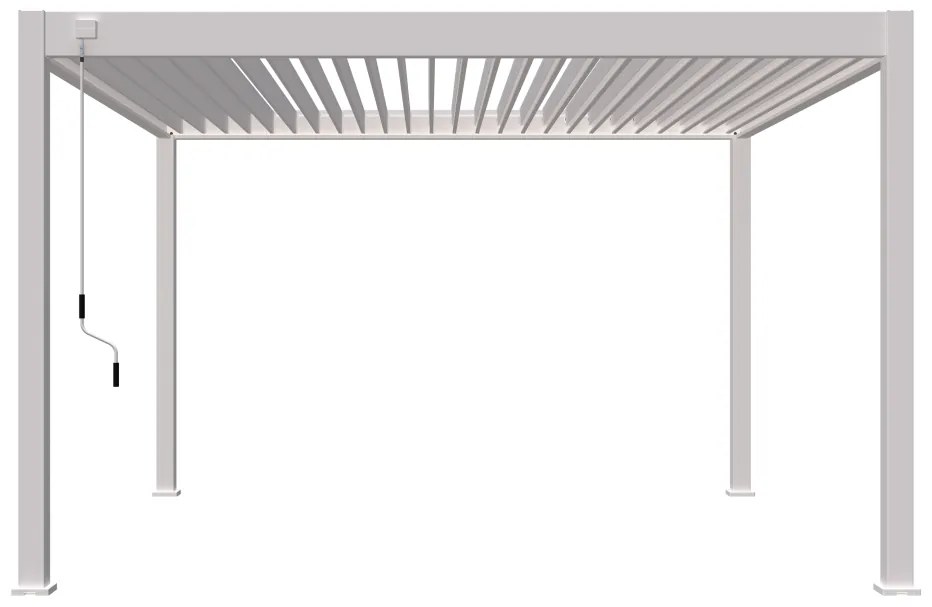Outdoor Creations Hliníková pergola s lamelami HORIZON PRIME 400x400cm 4 stojky Barva: Antracit RAL 7015
