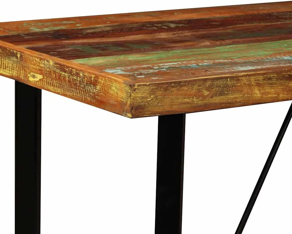 vida XL Barový stůl masivní recyklované dřevo 120 x 60 x 107 cm 245440