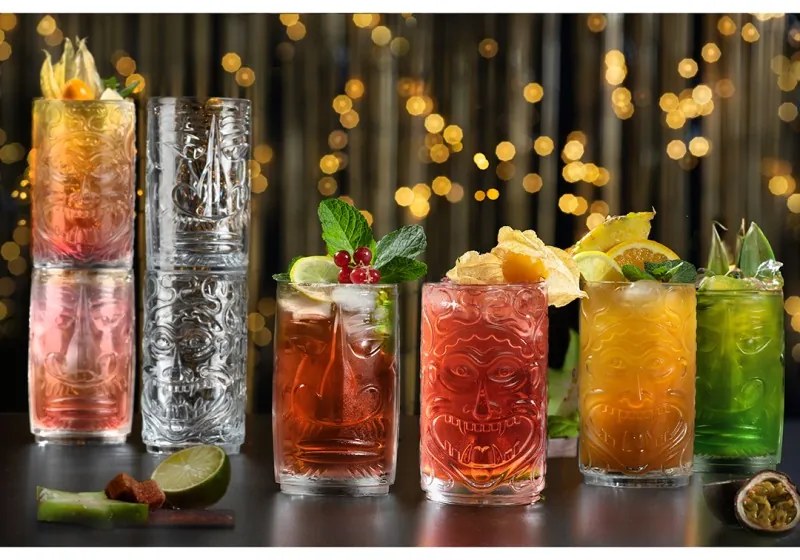 RCR SKLENICE NA VODU TIKI VENEZIA 450ML SADA 4 KS