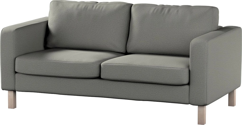 Potah na pohovku IKEA  Karlstad 2-místná, nerozkládací, krátký barva šedá látka pletený vzor