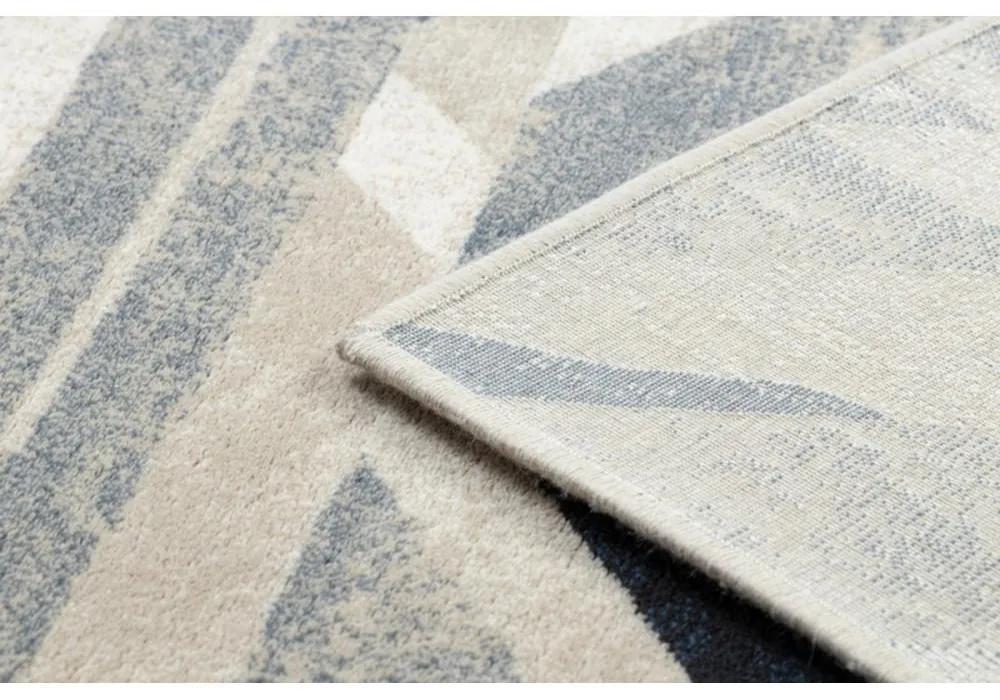 Vlněný kusový koberec Basim béžovo modrý 120x170cm
