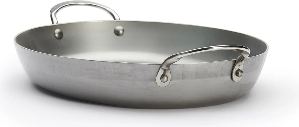 Ocelová oválná pánev de Buyer MINERAL B D.36cm