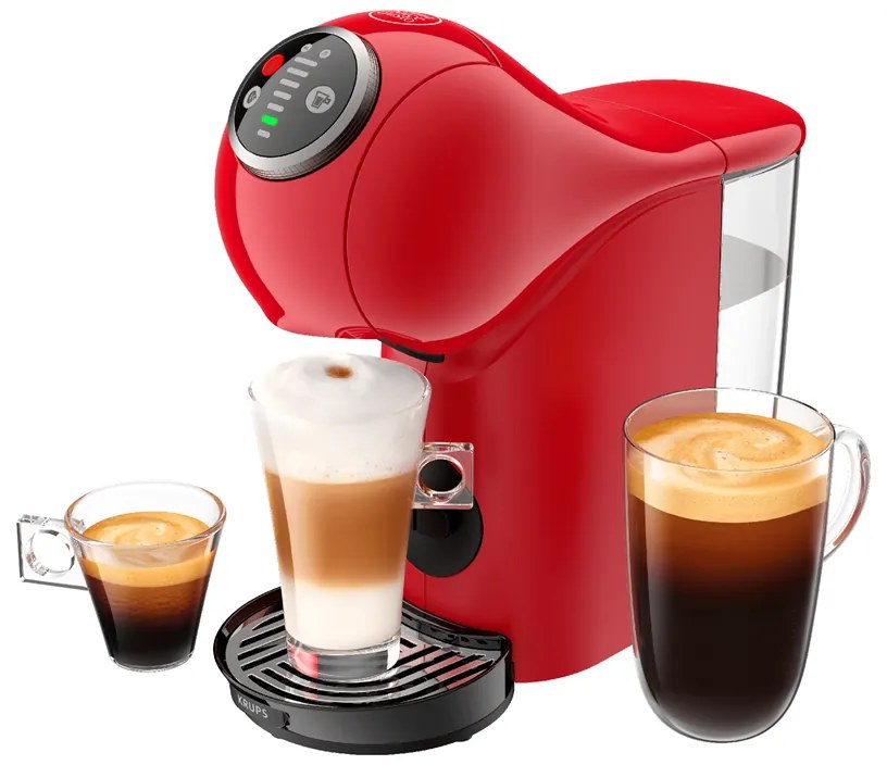 Kapslový kávovar Krups Nescafé Dolce Gusto Genio S Plus KP340510 červený