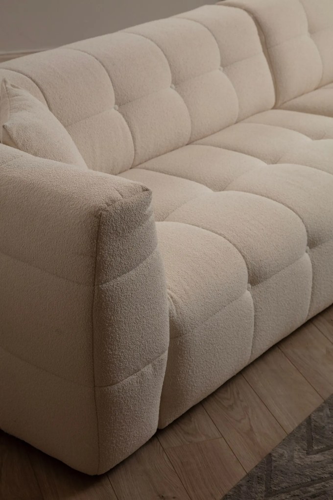 Atelier del Sofa Rohová sedací souprava Cady 3 Seater Right - Beige, Béžová