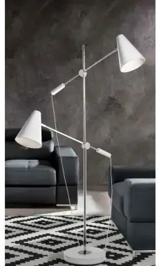 Skandinávská lampa Kaja bílé
