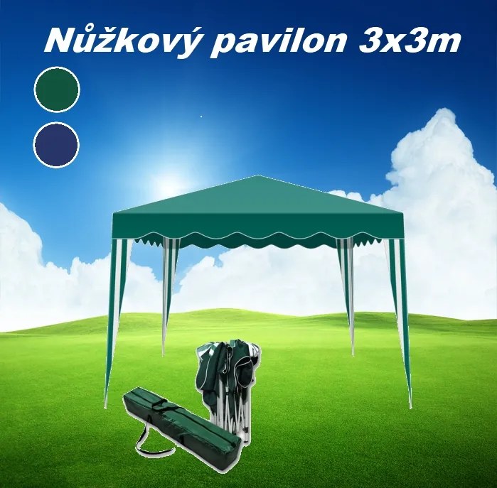 Nůžkový pavilon 3x3m