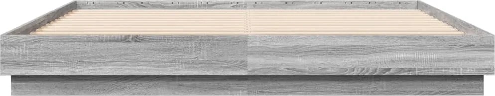 Rám postele s LED osvětlením šedý sonoma 180 x 200 cm 3209777