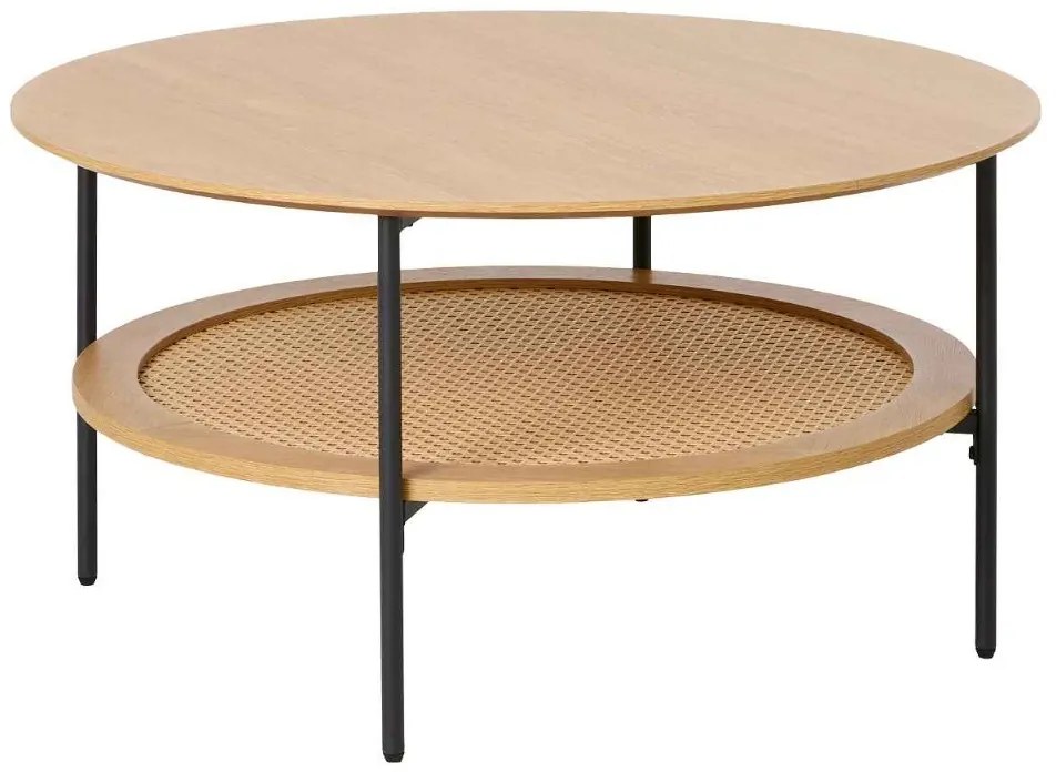 Designový konferenční stolek Lakshmana 80 cm přírodní dub