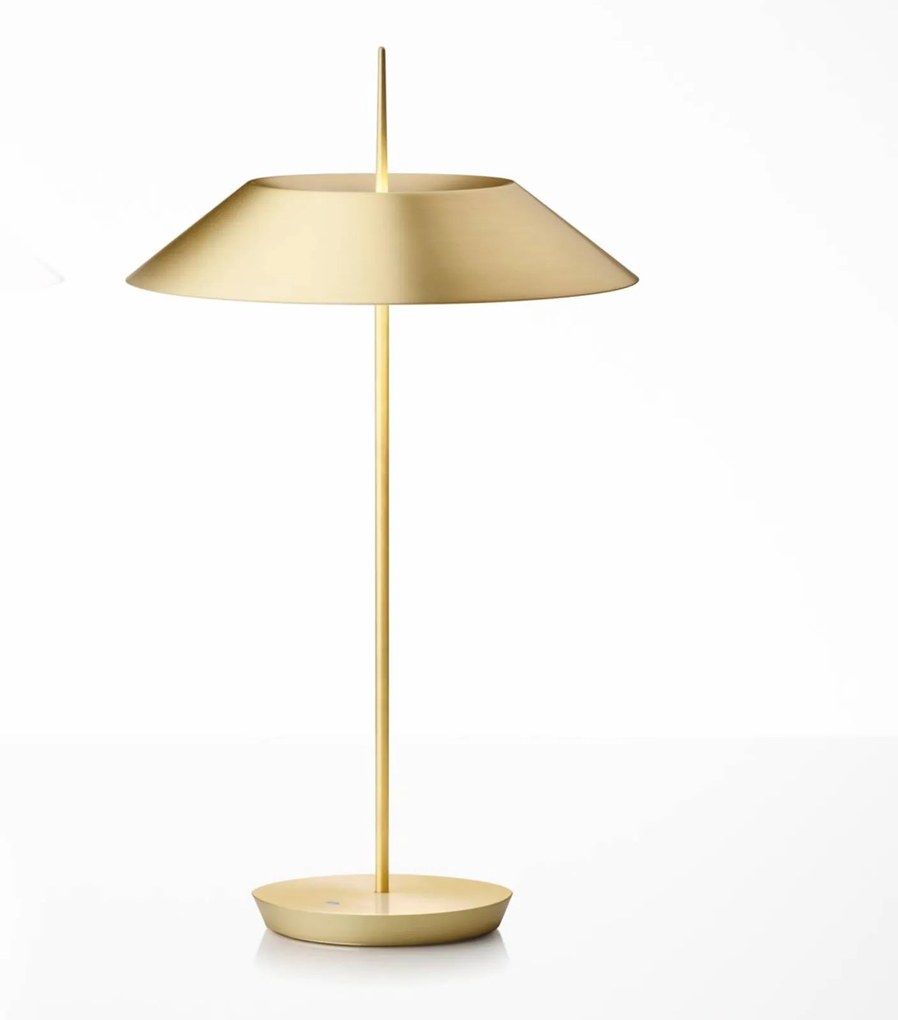 Vibia Mayfair stolní lampa LED, zlatá matná