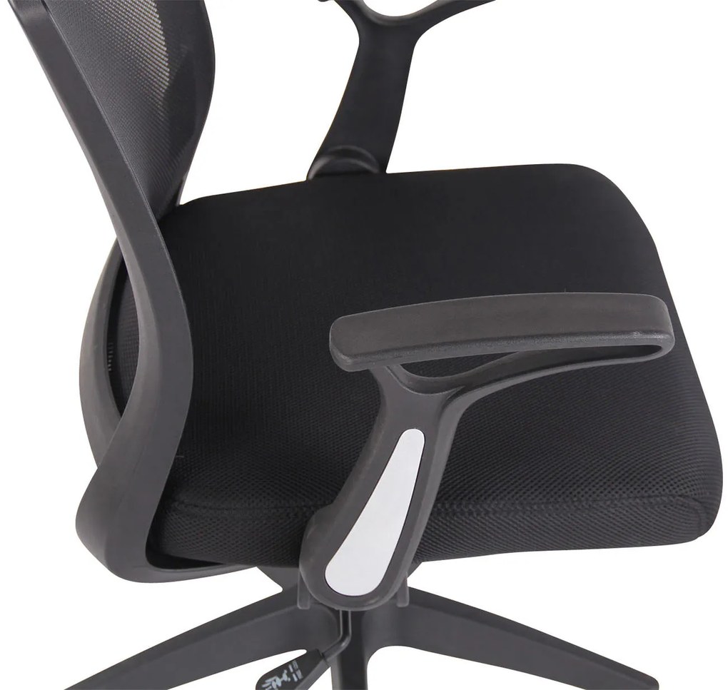 Kancelářská židle Armagh se síťovaným opěradlem | černá