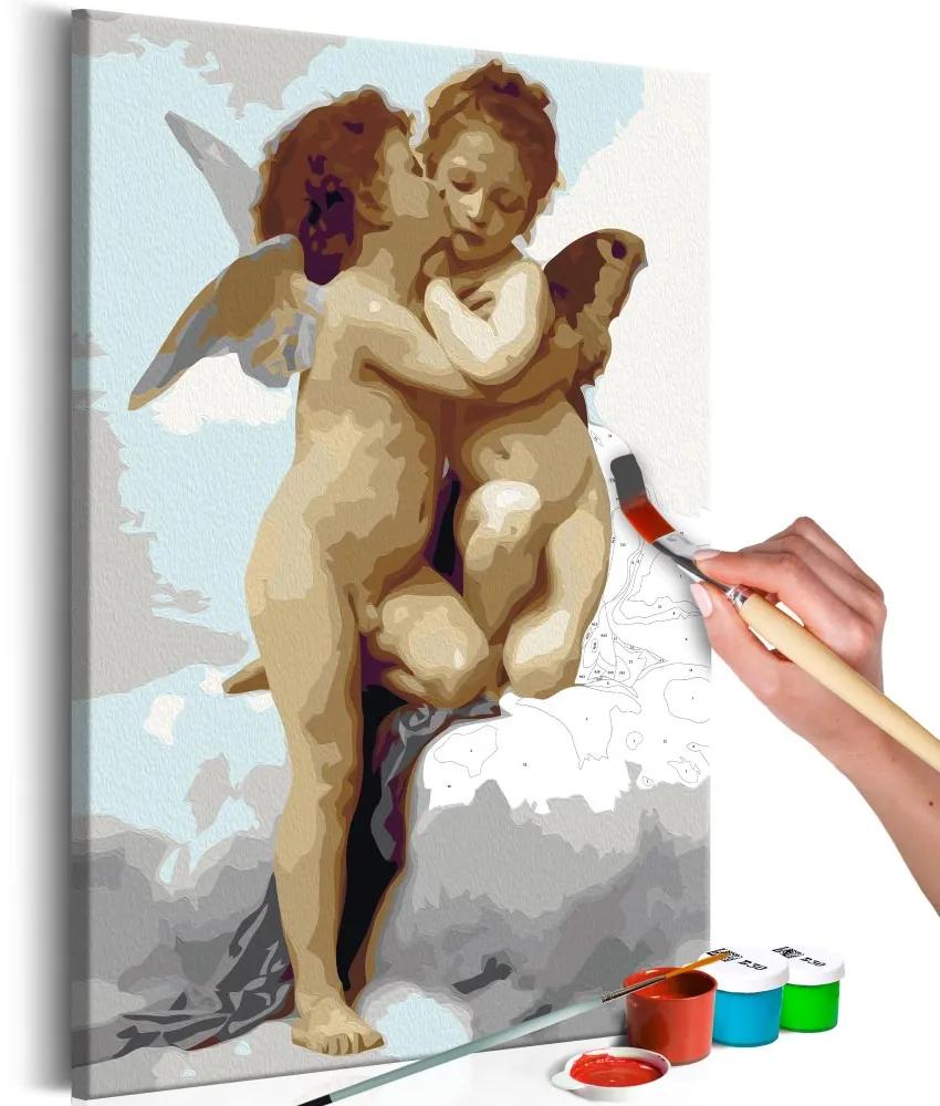 Bimago Malování podle čísel - Angels (Love) | 40x60 cm