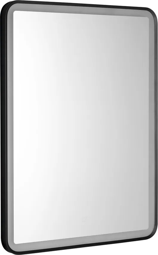 Aqualine Aqualine, SWIDA zrcadlo s LED osvětlením 60x80cm, dotykový senzor, stmívatelné, černá mat, SW060