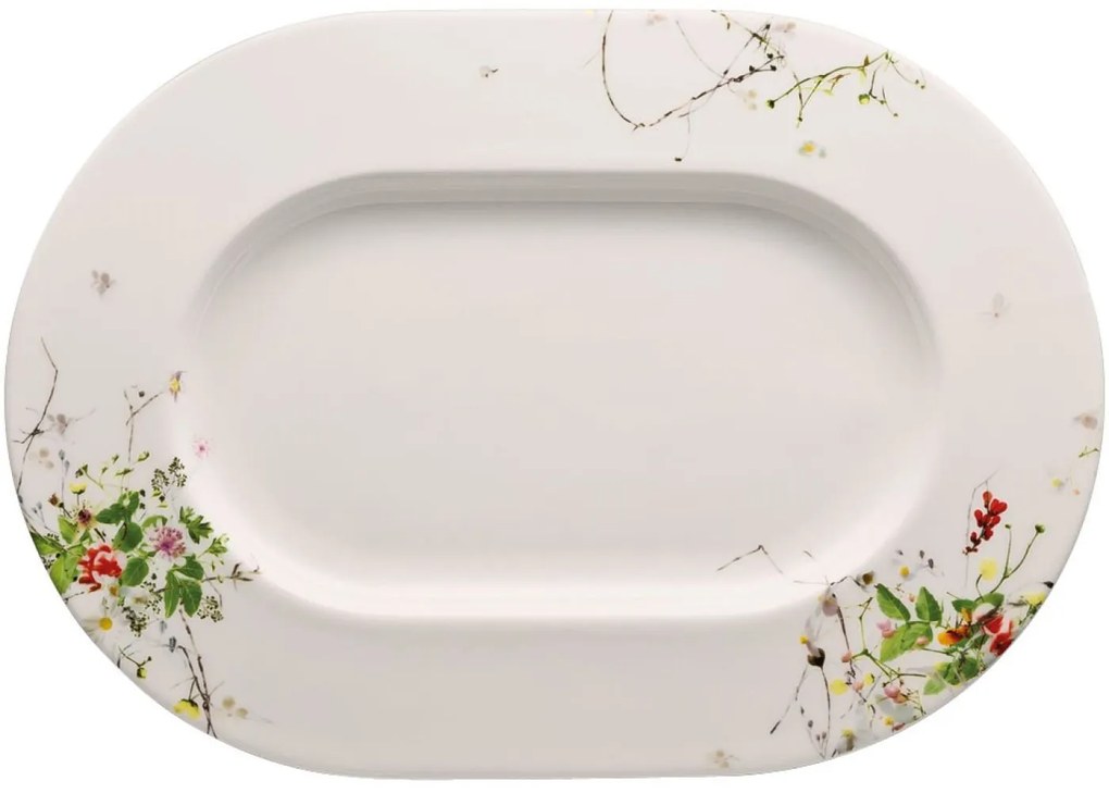Rosenthal Brillance Fleurs Sauvages Oválný servírovací tác, 34x24 cm 10530-405101-12734