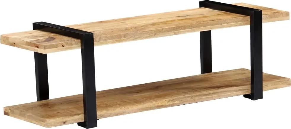 vidaXL TV stolek 130 x 40 x 40 cm masivní mangovníkové dřevo [247883]