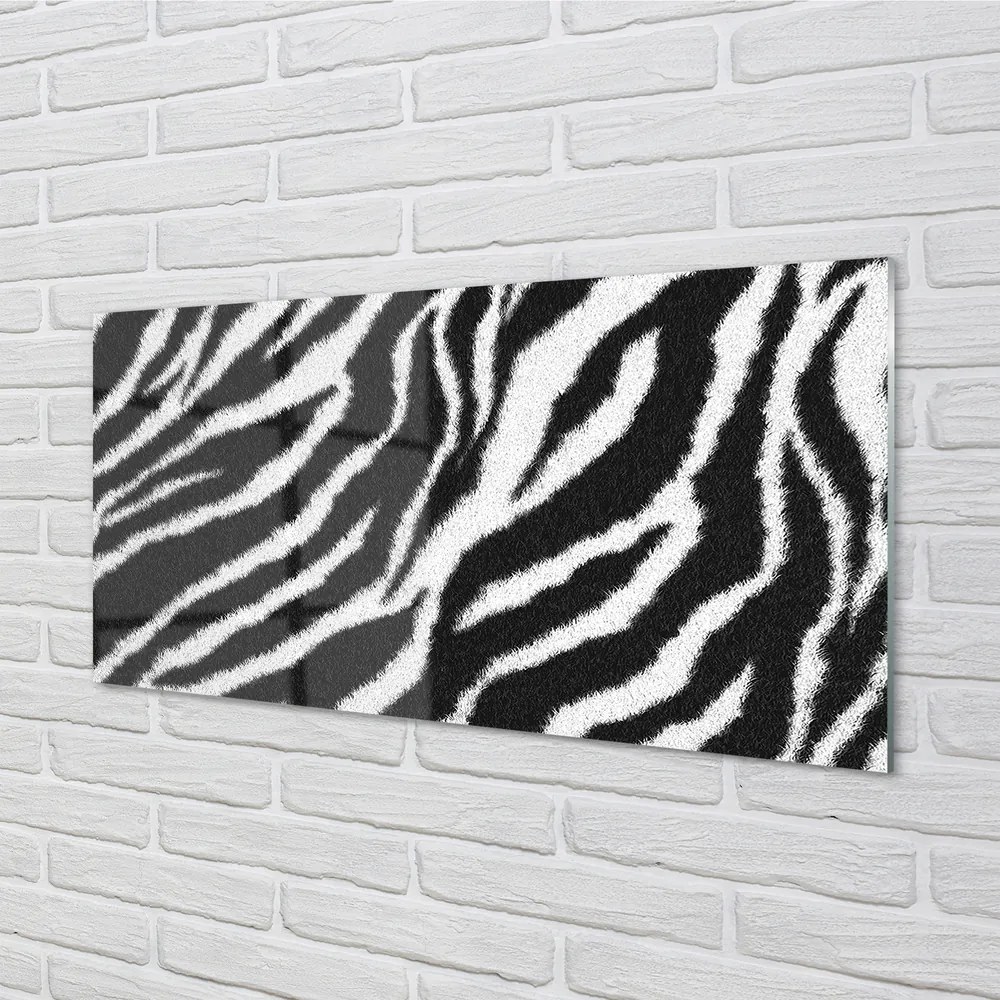 akrylový obraz zebra fur 125x50 cm