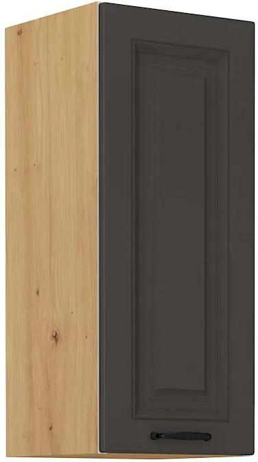STL 30 cm skříňka horní jednodveřová STILO (výška 90 cm) Barevné provedení STILO: Dub Artisan / Bílý mat