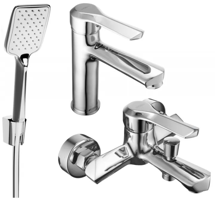 Mexen Sabre R62 vanová sada, chrom - 72103R62-00
