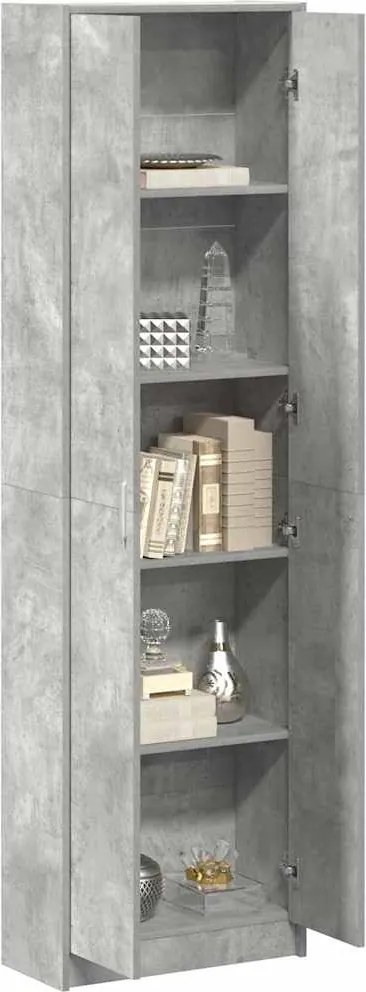 Šatní skříň Betonově šedá 55 x 25 x 189 cm Kompozitní dřevo 3334011