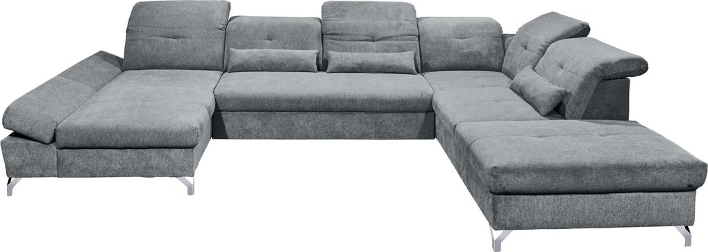 XXXLutz SEDACÍ SOUPRAVA, textil, antracitová MID.YOU - Rozkládací sedačky - 002220028601