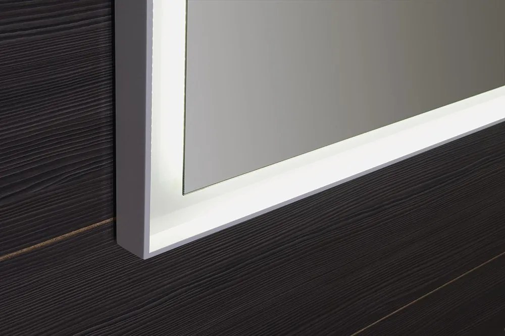 Sapho Sapho, FLUT LED podsvícené zrcadlo 1200x700mm, bílá, FT120