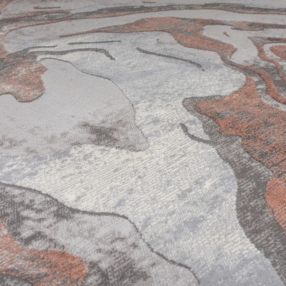 Šedo-béžový koberec Flair Rugs Marbled, 240 x 340 cm