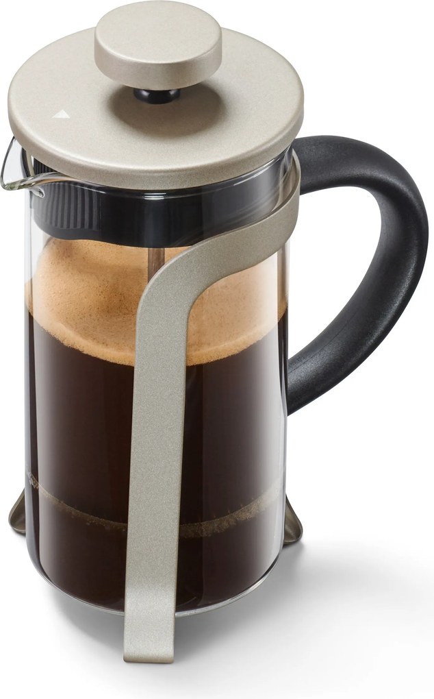 Tchibo - Konvička french press 300 ml, 2 šálky, šampaň