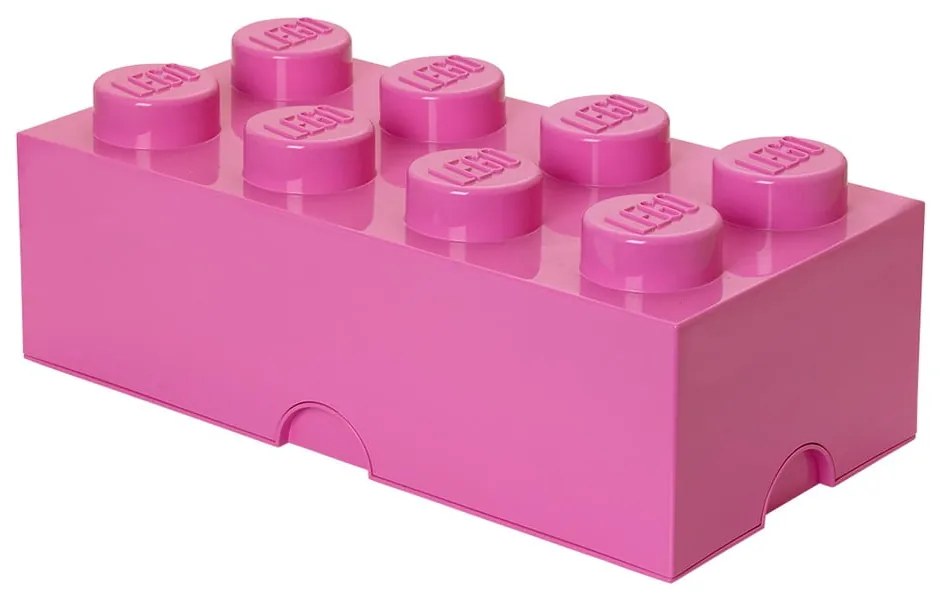 Tmavě růžový úložný box LEGO® Biano.cz