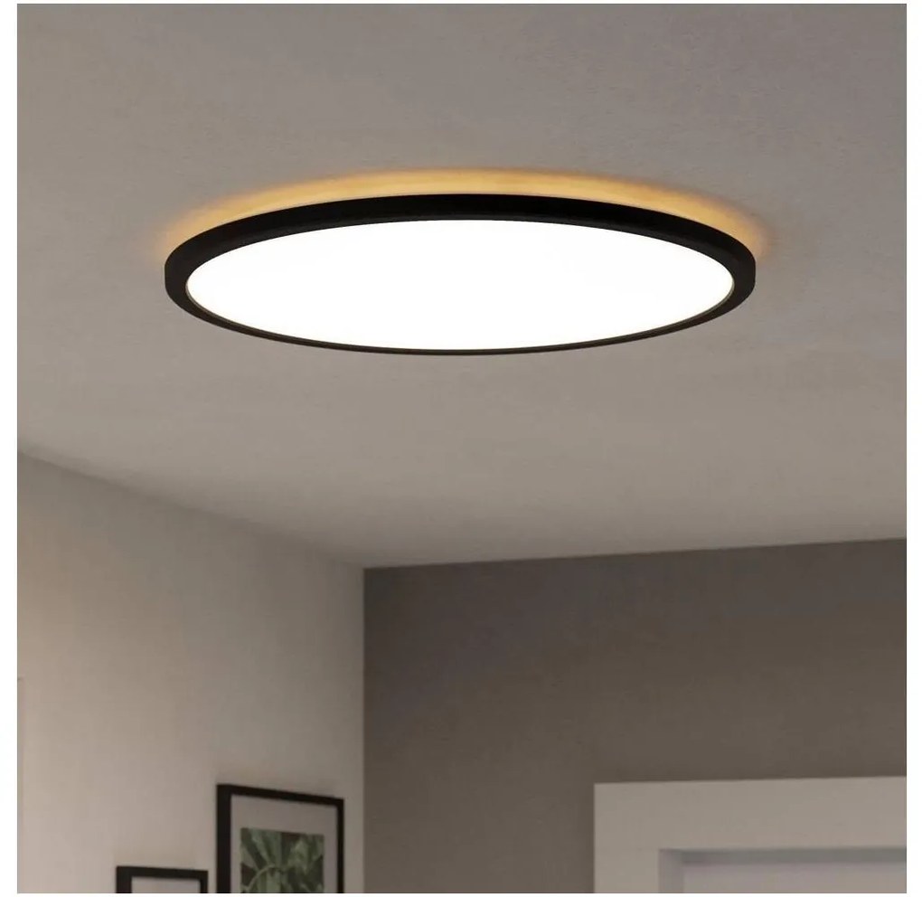 Eglo 901441-LED Koupelnové stropní svítidlo ROVITO 16,8W/230V pr.50cm IP44 černá