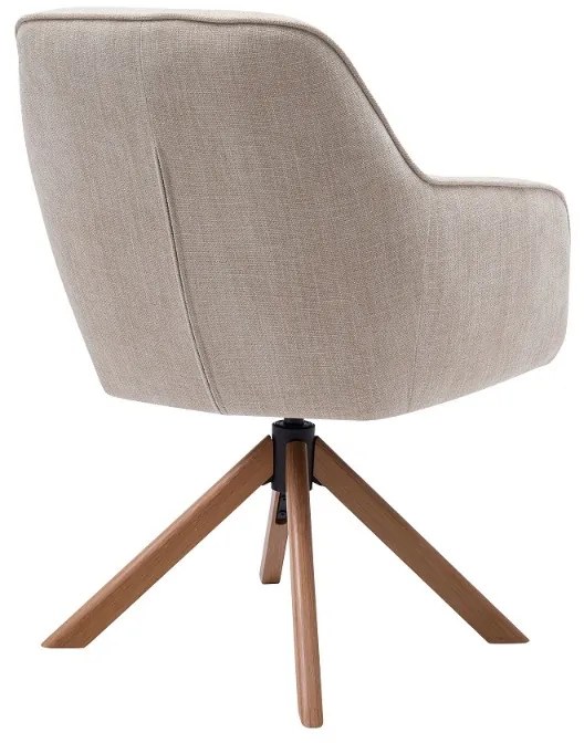 Designová otočná židle Sanjaya II len