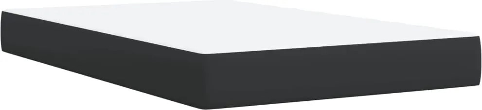 Box spring postel s matrací černá 120 x 200 cm umělá kůže 3290716