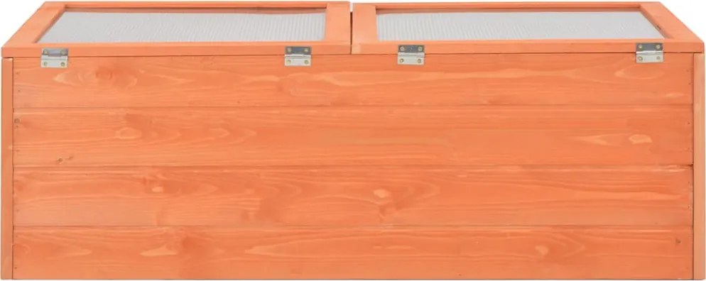 Skleník dřevěný 100 x 50 x 34 cm 170647