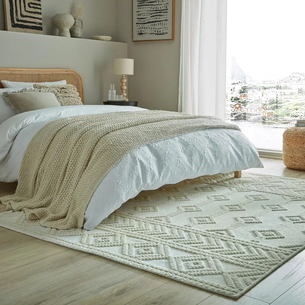 Flair Rugs koberce AKCE: 80x145 cm Kusový koberec Verve Shyla Ivory - 80x145 cm