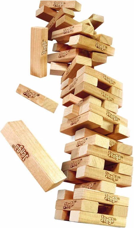 HASBRO HRA Jenga set 54 dílků v krabičce Dřevo *SPOLEČENSKÉ HRY* 14a2120